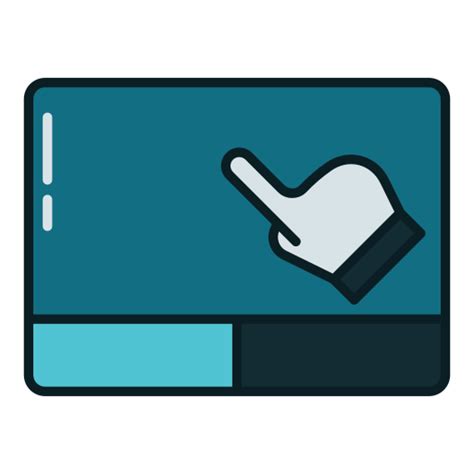 Touchpad Generic Color Lineal Color Icon