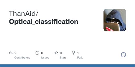 Github Thanaidopticalclassification