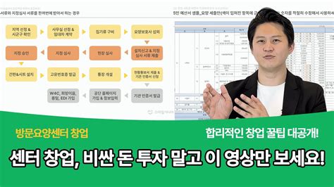방문요양센터 창업 센터 창업 이것만 있으면 셀프 창업and운영 가능 Youtube