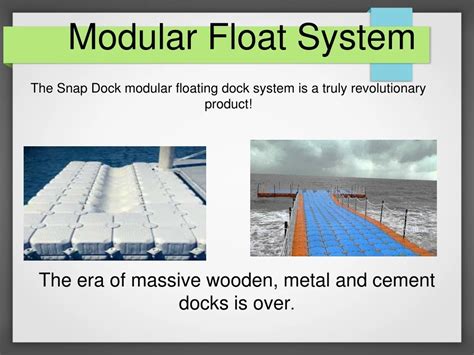 Ppt Modular Float System Powerpoint Presentation Free Download Id8468890
