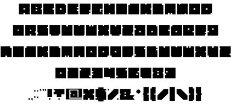 Block Display Fontplanet
