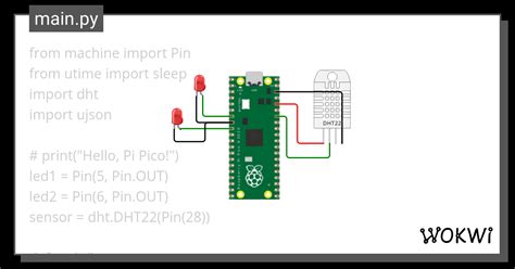 Blink With MicroPython Wokwi ESP STM Arduino Simulator
