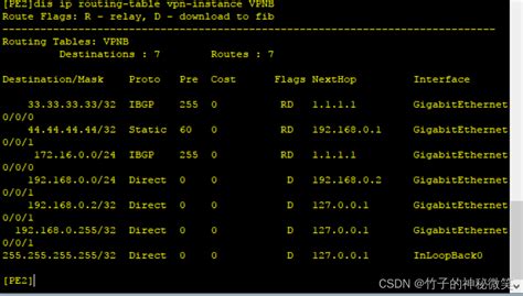 mpls bgp配置实例及抓包分析 export extcommunity csdn博客
