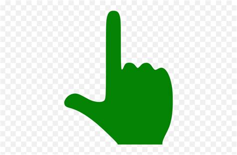 Green Finger And Thumb Icon Free Green Hand Icons Blue Finger Clipart