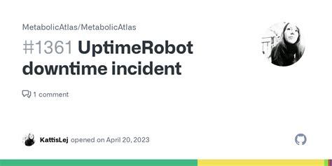 Uptimerobot Downtime Incident Issue Metabolicatlas Metabolicatlas Github