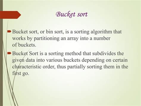Sorting Ppt Ppt