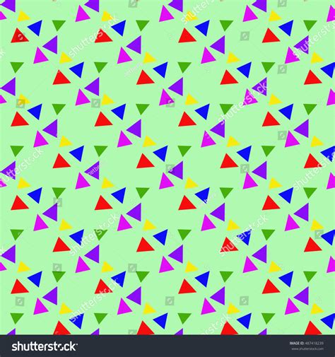 Seamless Triangle Pattern Stock Vector Royalty Free Shutterstock