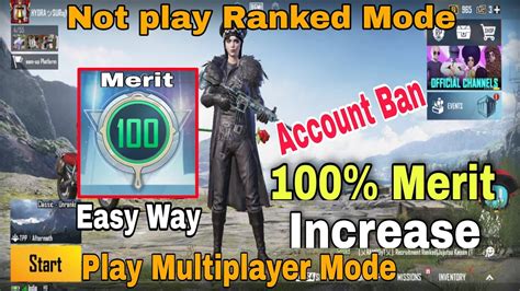 How To Increase Merit In Bgmipubg Mobile Faster Way Not Play Ranked Mode Merit Not
