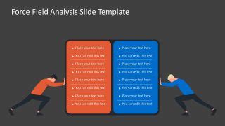 Force Field Analysis Slide Template For PowerPoint Google Slides