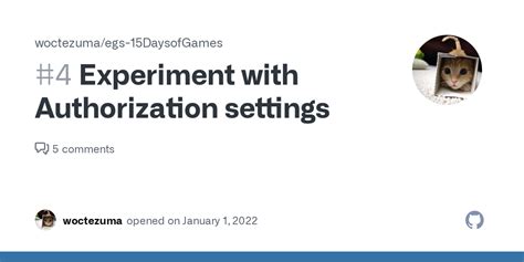 experiment with authorization settings · issue 4 · woctezuma egs