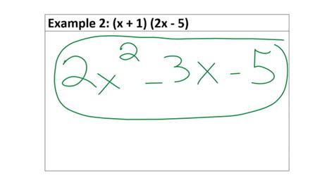 Multiplying Polynomials Examples Ppt