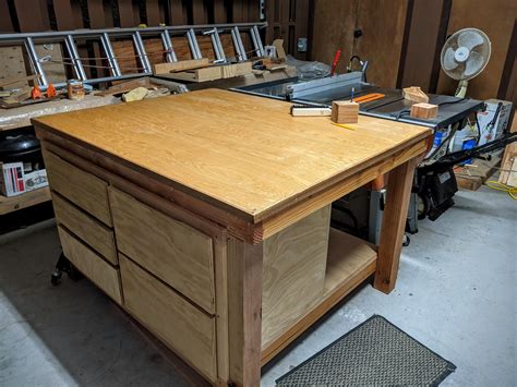 Outfeed Table Workbench Assembly Table Workbenches