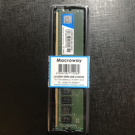 Mem Ddr4 8gb 2133 Mhz Macroway Garantia Eterna Hightec Sa