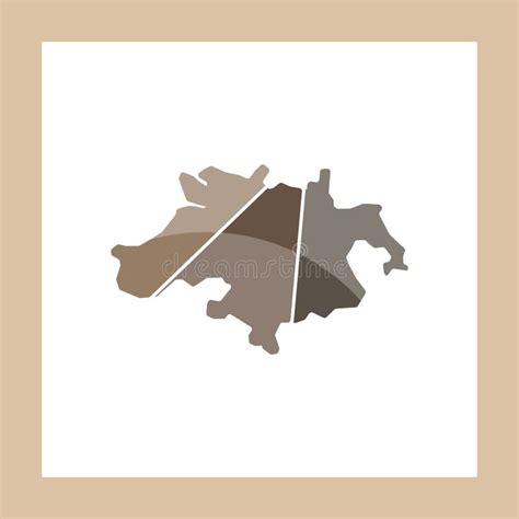 Map Of Dnipro Illustration Creative Design Stock Vector Illustration