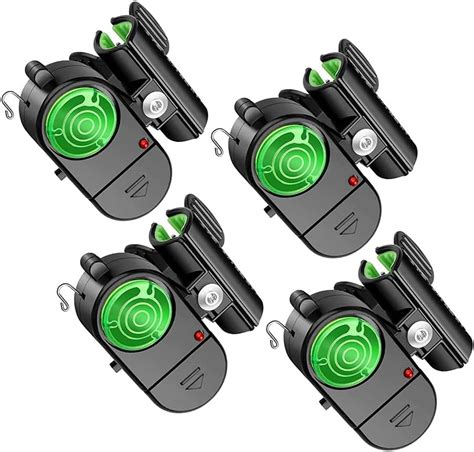 Amazon.com: Geynutaly New 4Pcs Fishing Bite Alarm, Sensitive Electronic ...