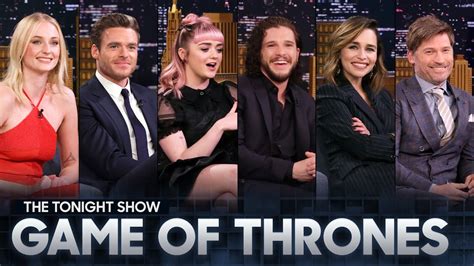 The Game Of Thrones Cast Featuring Sophie Turner Emilia Clarke Kit