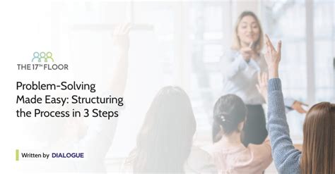 Problem Solving Made Easy Structuring The Process In 3 Steps Hcm Dialogue