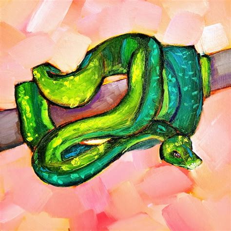 Python Oil Painting Etsy