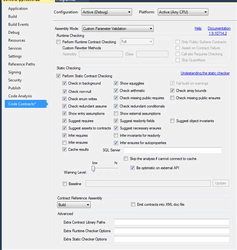 Net Framework Tutorial Installing And Enabling Code Contracts