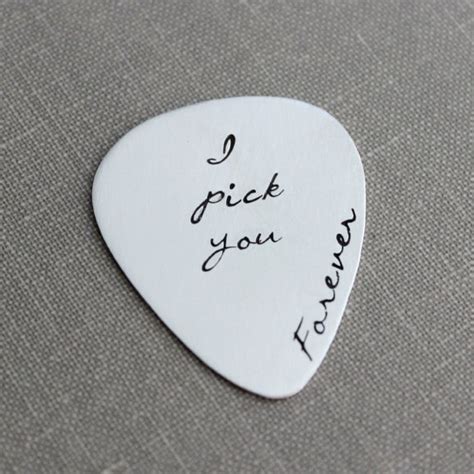 Guitar Pick I Pick You Etsy