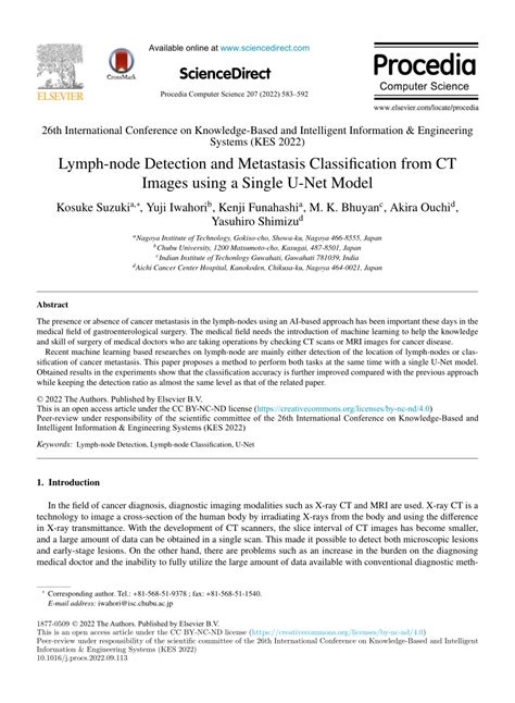 pdf lymph node detection and metastasis classification from ct images