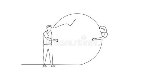 Self Drawing Animation Of One Single Line Draw Concept Of Finding Brilliant Ideas Stock Footage