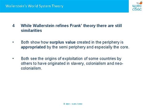 Wallersteins World System Theory Under Development And Dependency