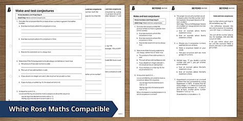 👉 Make And Test Conjectures Teacher Made Twinkl