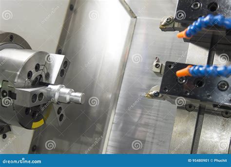 cnc lathe machine turning machine stock image image of chuck pattern