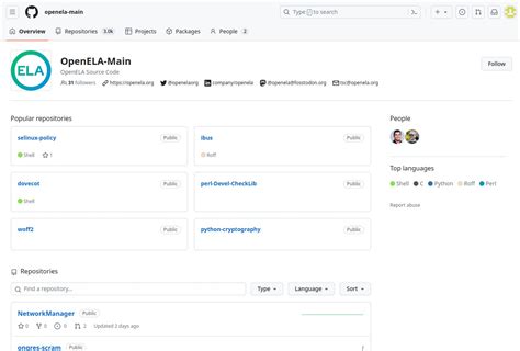 new horizons for el openela publishes package sources