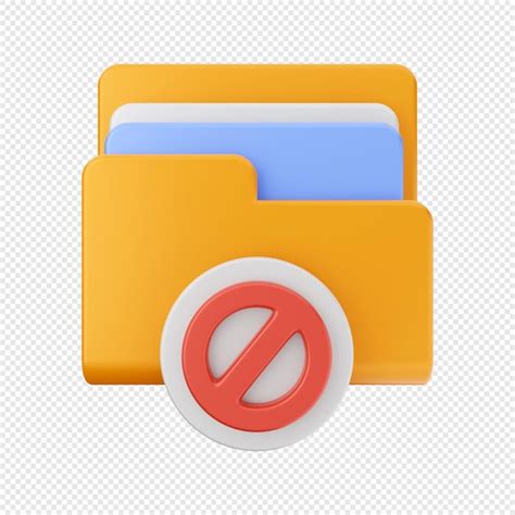 Premium Psd 3d Folder Data File Storage Icon Illustration