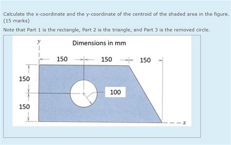 Solved Calculate The X Coordinate And The Y Coordinate Of