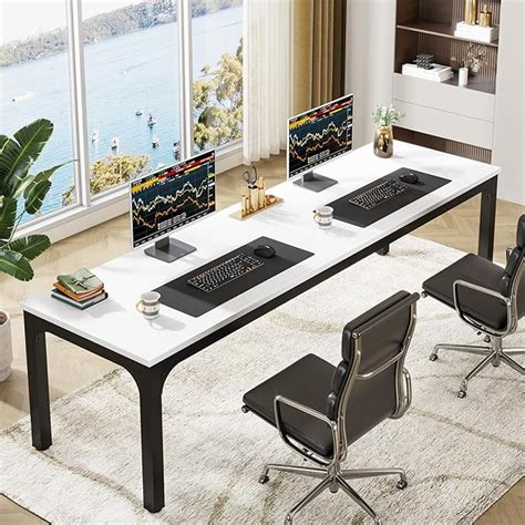 Tribesigns 787 Inches Extra Long Computer Desk 2 Person