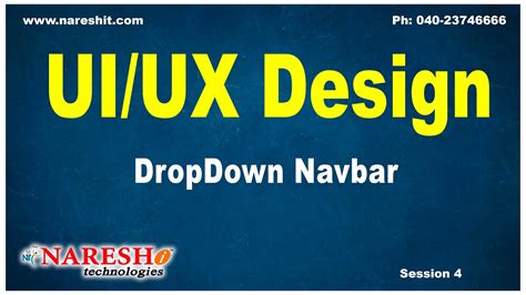 Session 4 Dropdown Navbar Css Tutorials Web Technologies