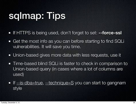Sql injection with sqlmap | PDF