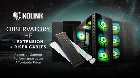 New Kolink Observatory Hf Pc Cases And Cables Overclockers Uk