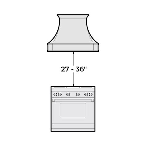 Artisan ES6 Copper Range Hood Modern Tapered Handcrafted
