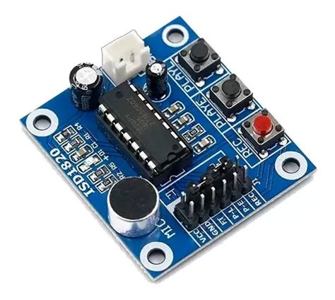 Mgsystem Grabador Isd1820 Voz Microfono Parlante Arduino En Venta En
