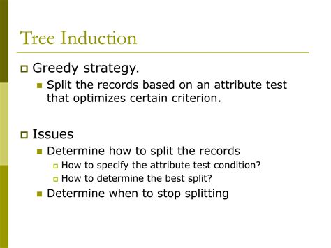 decision tree based classification ml ppt
