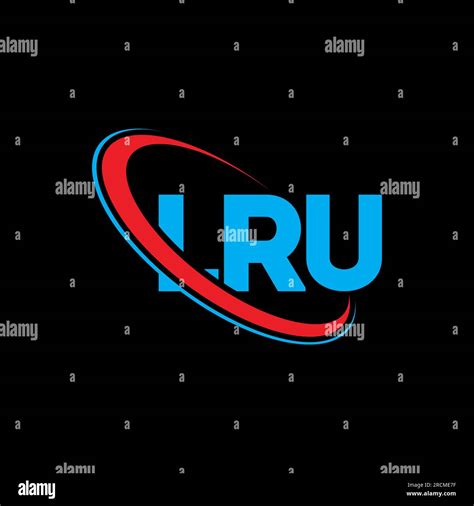 Lru Logo Lru Letter Lru Letter Logo Design Initials Lru Logo Linked With Circle And Uppercase