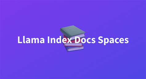 mohcineelharras llama index docs spaces at main