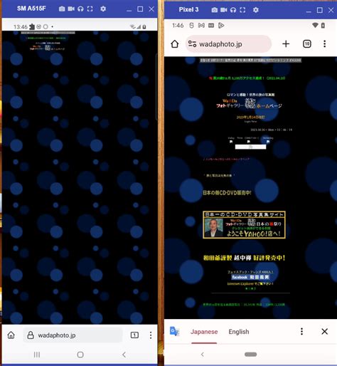 Wadaphotojp Most Parts And Items Of The Page Are Not Rendered