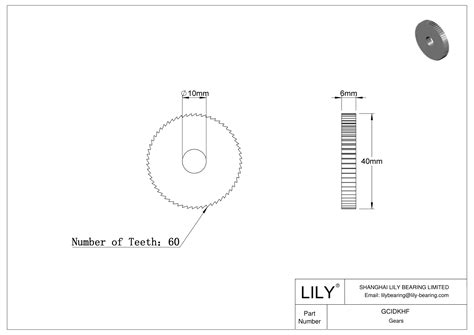 Gcidkhf Metal Ratcheting Gears Lily Bearing