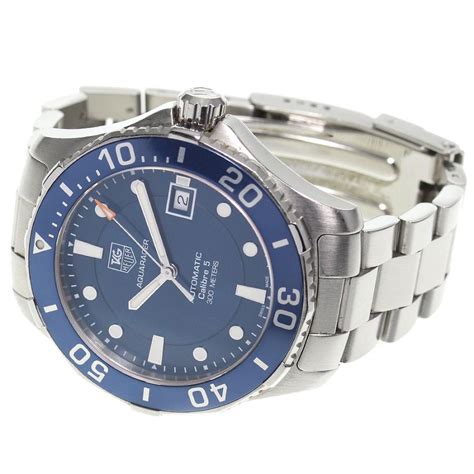 Tag Heuer ★保証書付き【tag Heuer】タグホイヤー アクアレーサー キャリバー5 デイト Wan2111ba0822 自動
