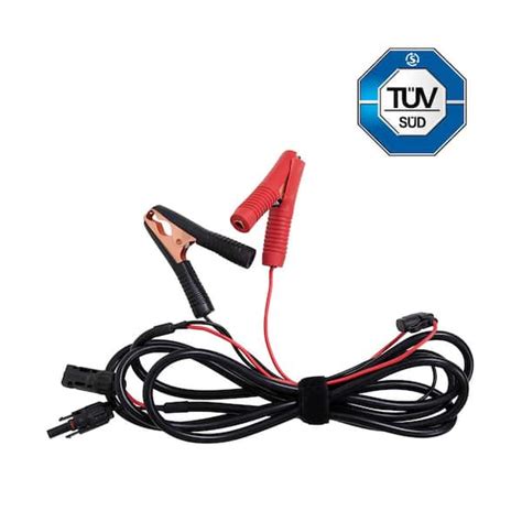 Renogy Solar Panel Connectors To Alligator Clips For A Mobile System