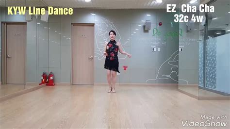 EZ Cha Cha- Line Dance (High Beginner - Demo & Count) - YouTube