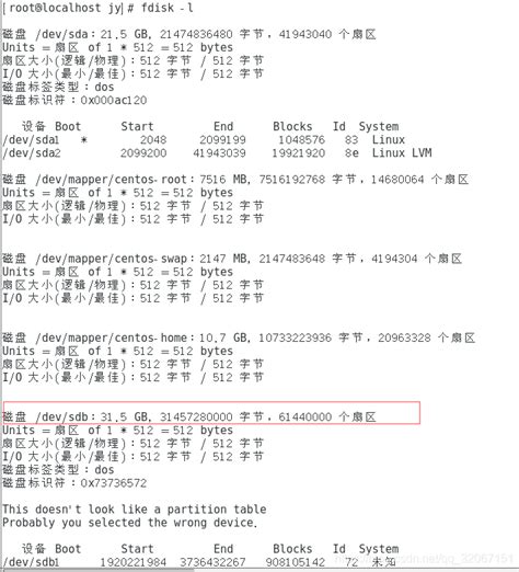 linux中u盘用fdisk等命令查询不到 lsubs可以看到u盘fdisk l看不到 csdn博客