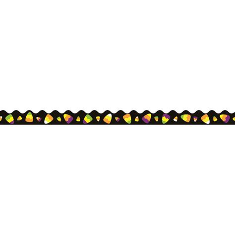 Carson Dellosa Candy Corn Scalloped Border Cd 108221 Teachersparadise