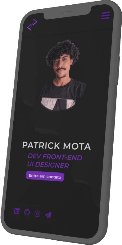 GitHub patrickmps portfolio Meu portfólio reflete minha paixão por programação e design de