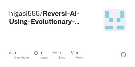 Reversi Ai Using Evolutionary Computing2024 12 16gaでオセロaiを作る！pdf At Main · Higasi555reversi